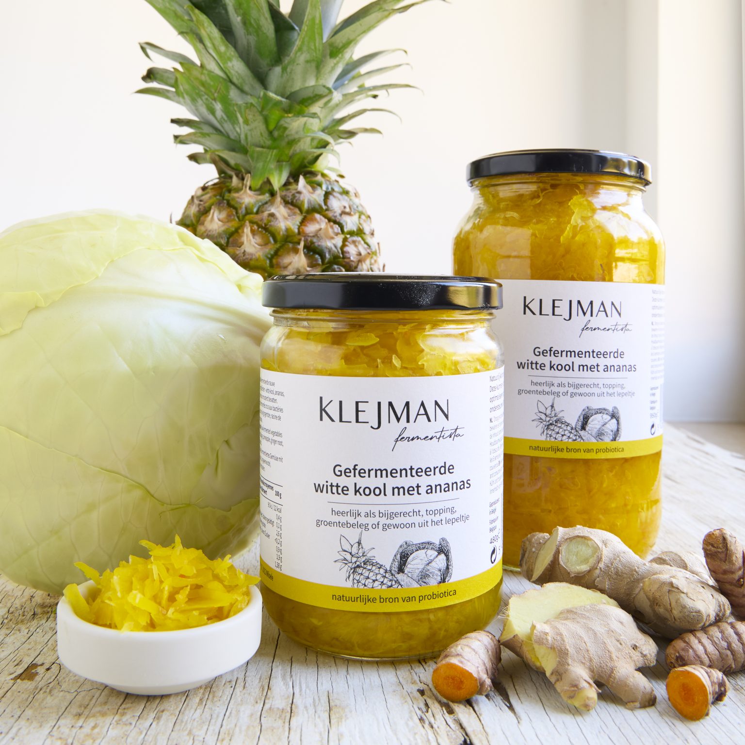 Gefermenteerde witte kool met ananas | Klejman Fermentista